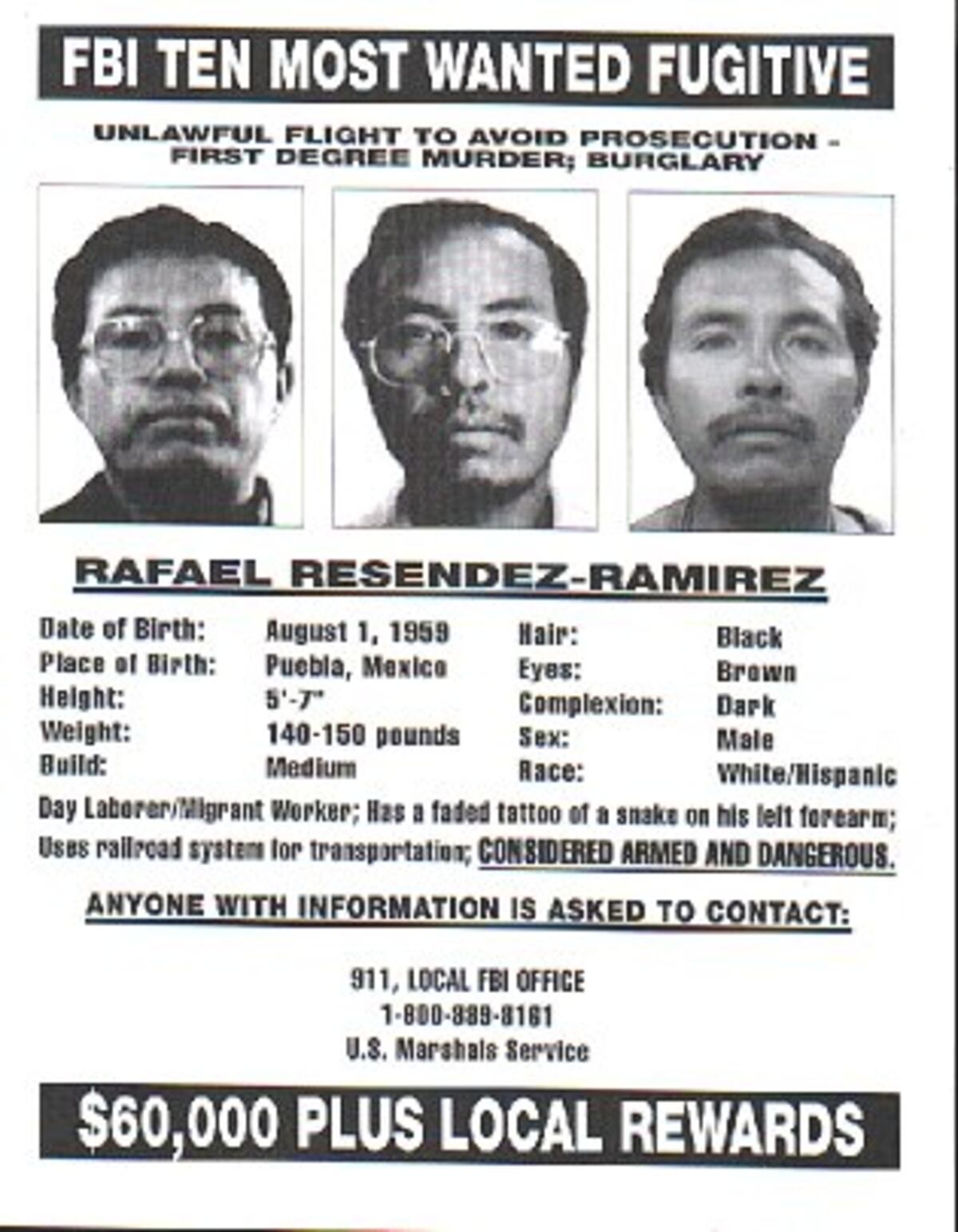 ‘Está en las Escrituras’: Ángel Resendiz, el asesino serial poblano que ...