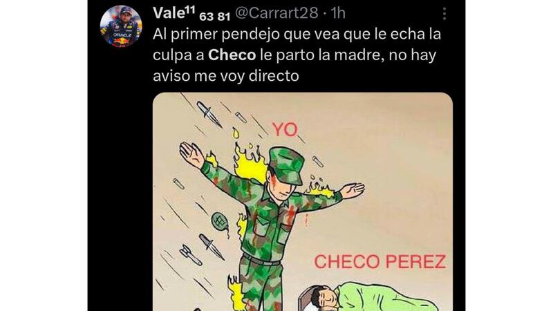 Por qué me persigue la desgracia?’ Los memes de ‘Checo’ y su ...