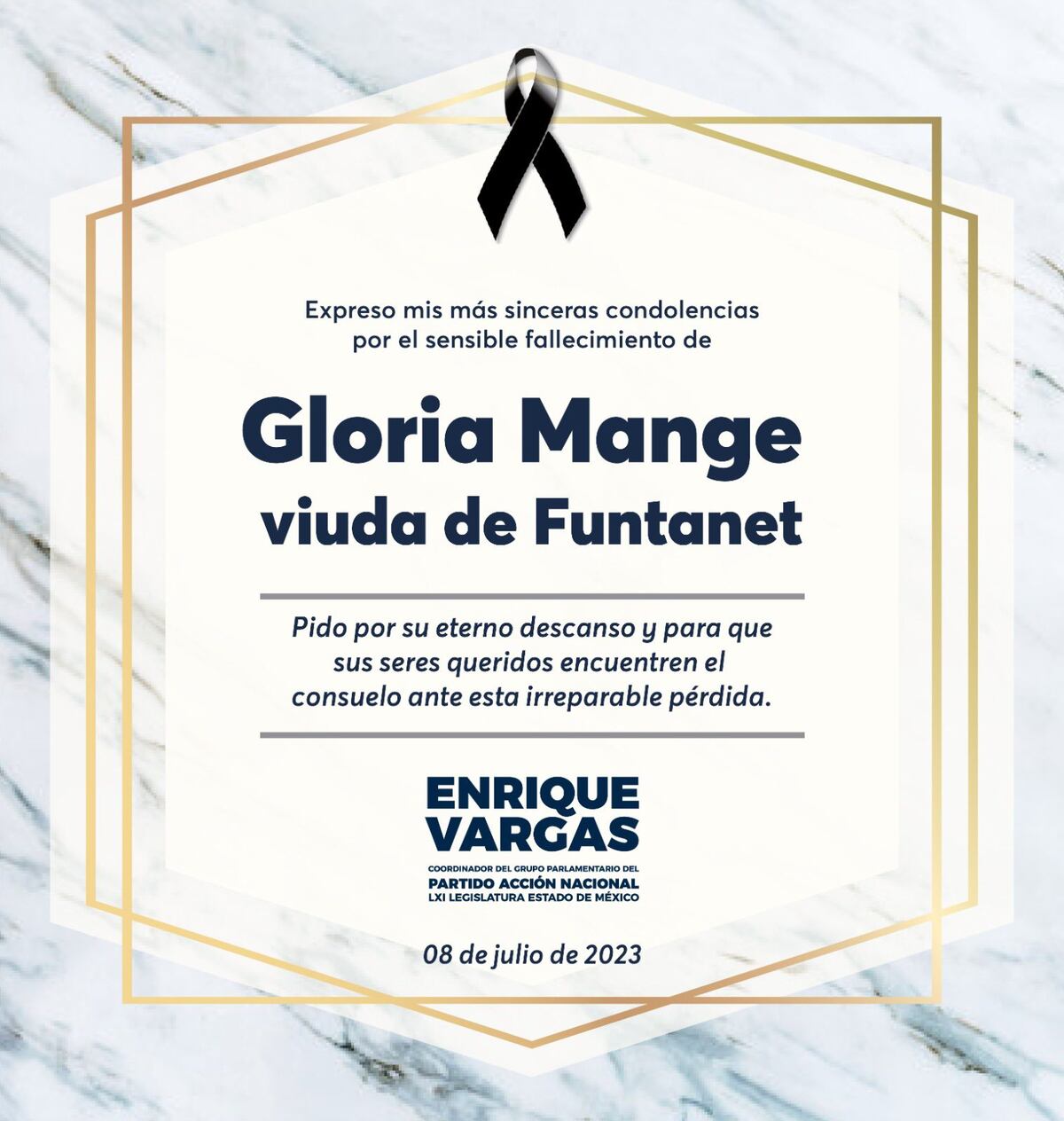 Muere Gloria Mange: Así fue su repentina salida del Cine de Oro a los ...