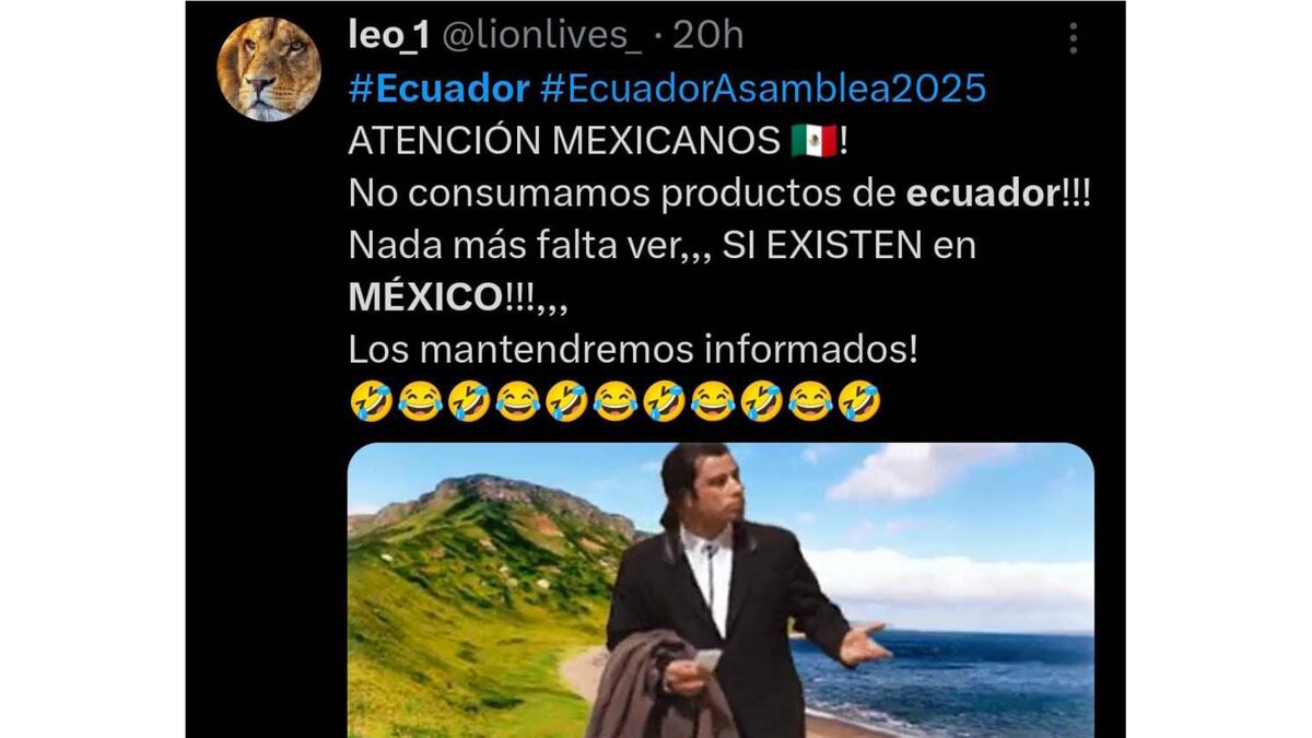 Les cobraron hasta la risa: México responde a los aranceles de Ecuador ...