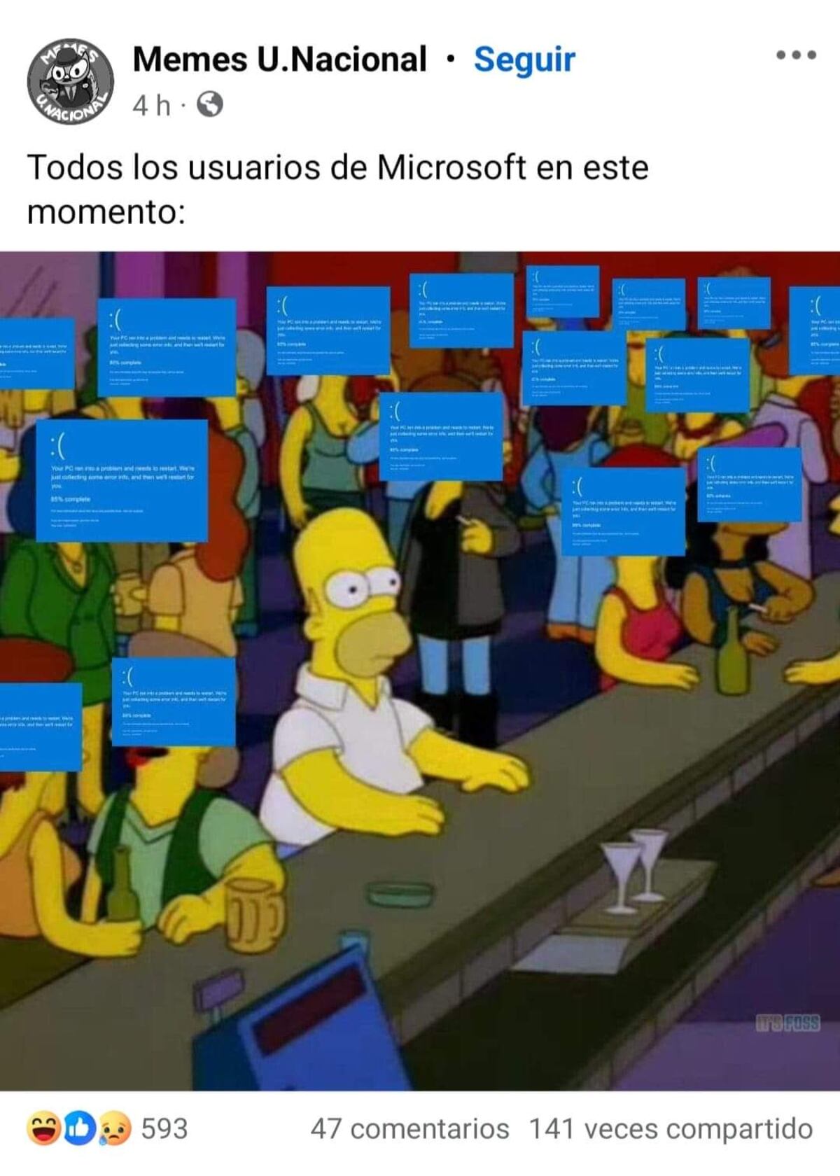 ‘No hay sistema, joven’: Los MEMES de la caída de Microsoft y falla en ...