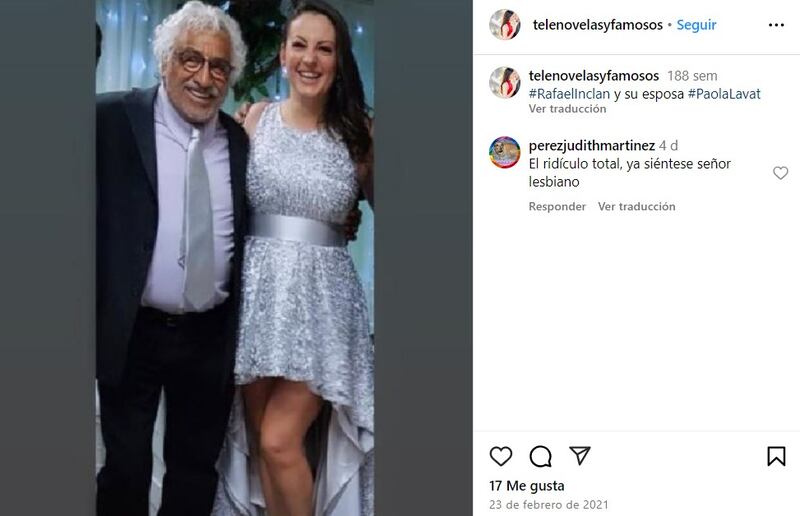 Rafael Inclán habla de su primera esposa: ‘Fue muy buena mujer, pero yo ...