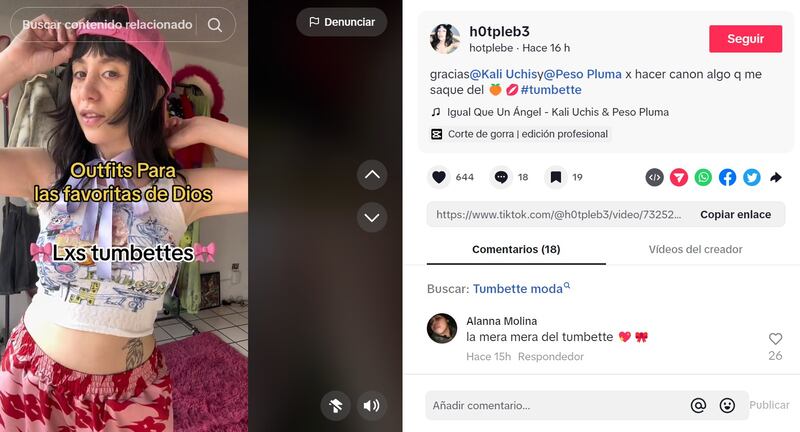 No solo está lo ‘coquette’: ¿Qué es ‘tumbette’, moda que Kali Uchis y ...