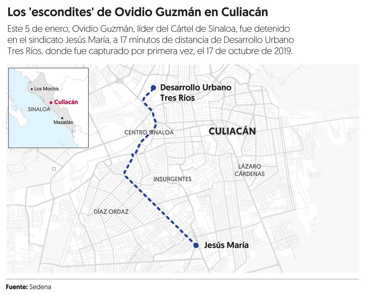 Recaptura Ovidio Guzmán: Así es Jesús María, zona serrana de Culiacán ...